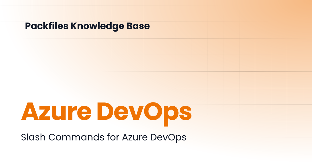 Azure DevOps | Packfiles Knowledge Base