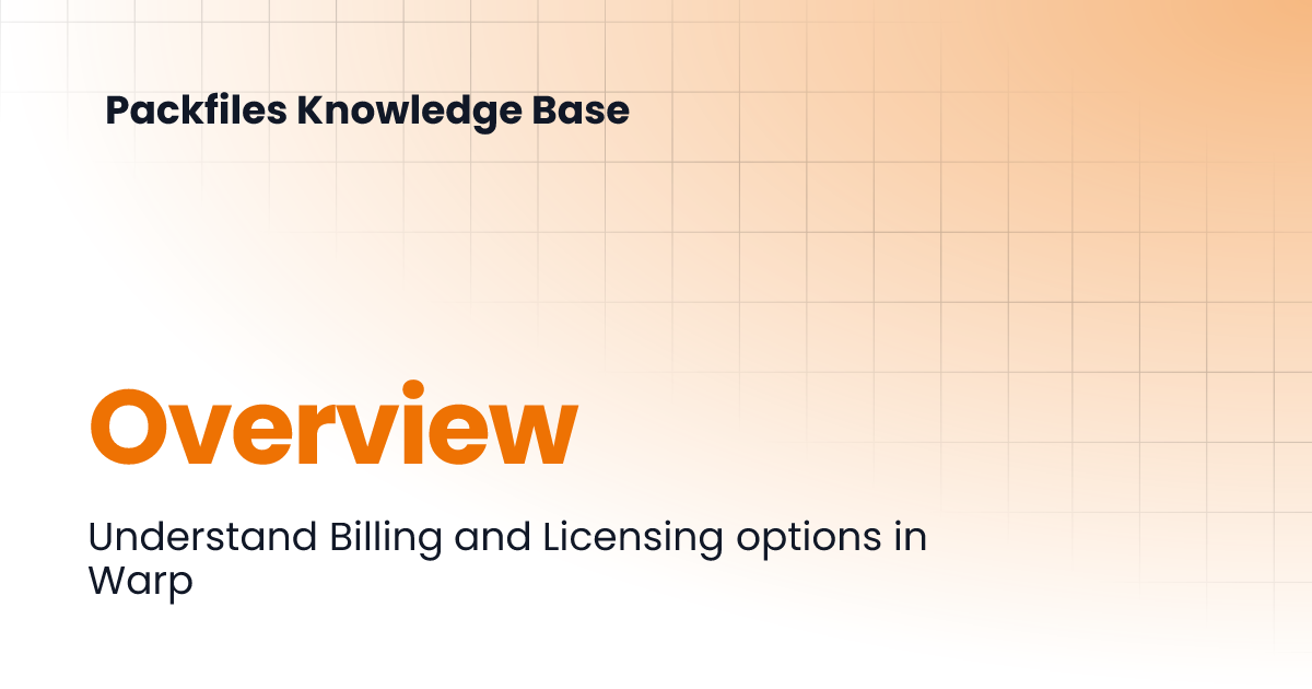 Overview | Packfiles Knowledge Base