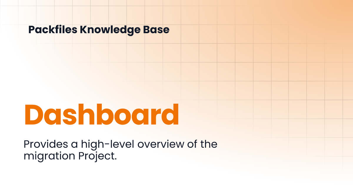 Dashboard | Packfiles Knowledge Base