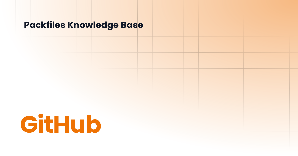 GitHub | Packfiles Knowledge Base